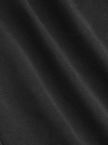 Terry Solid Drawstring Split Mini Dress - Cider