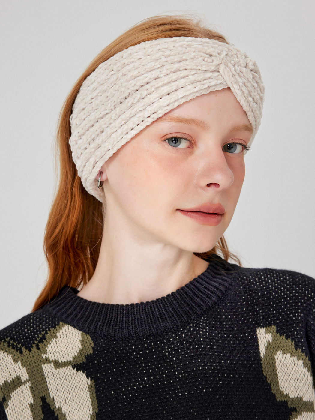 Twist Crochet Headband - Cider