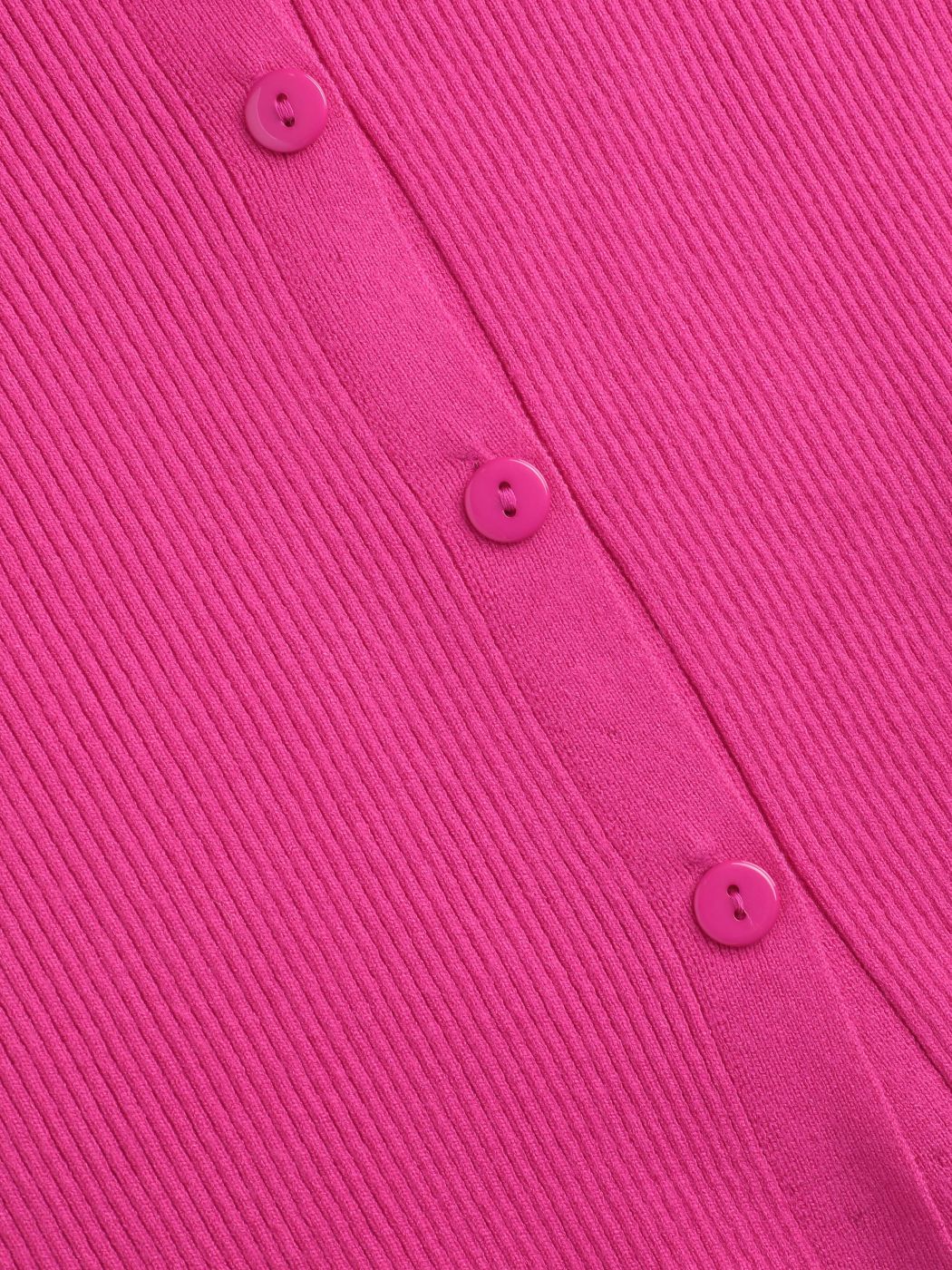 Solid Polo Button Up Fuzzy Knitted Top For Party/Clubbing