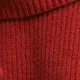 Seeing Red Oversized Turtleneck Sweater - Cider