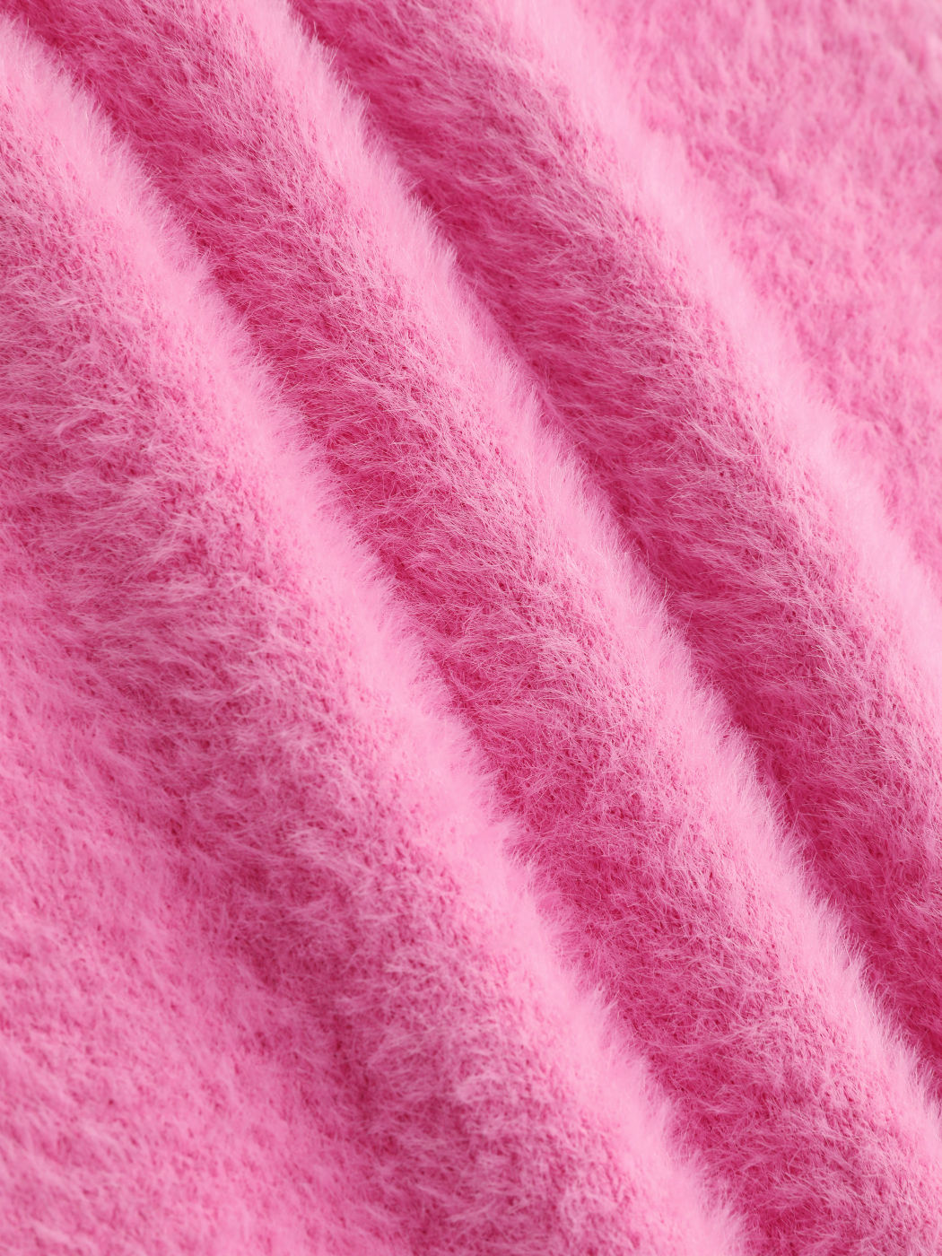 Solid Fluffy Knit Tube Mini Dress - Cider