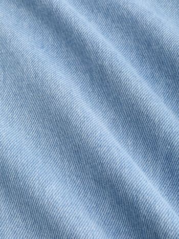 Rhinestone Chain Ripped Wide Leg Jeans - Cider