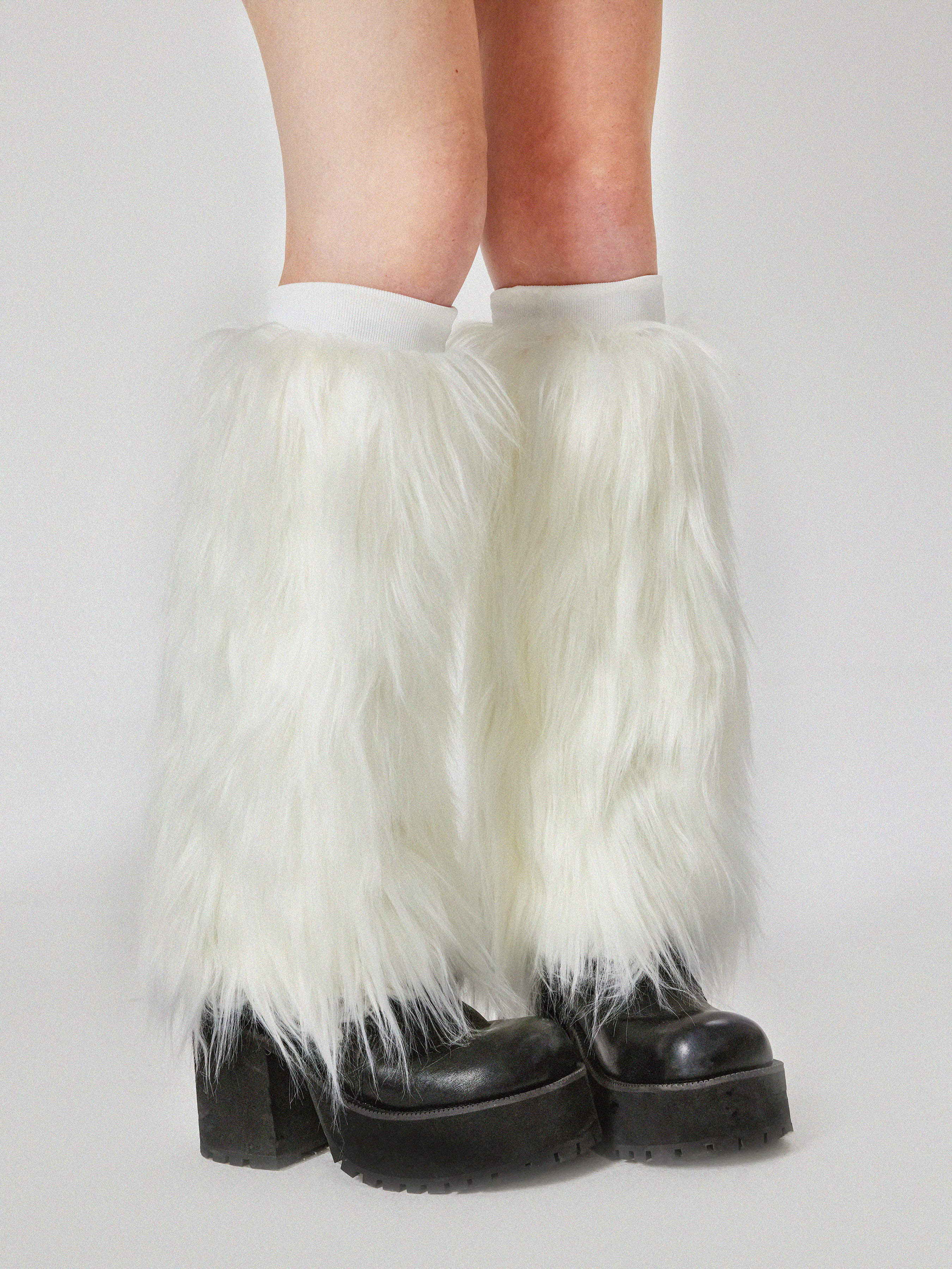 Faux Fur Fluffy Leg Warmers For School