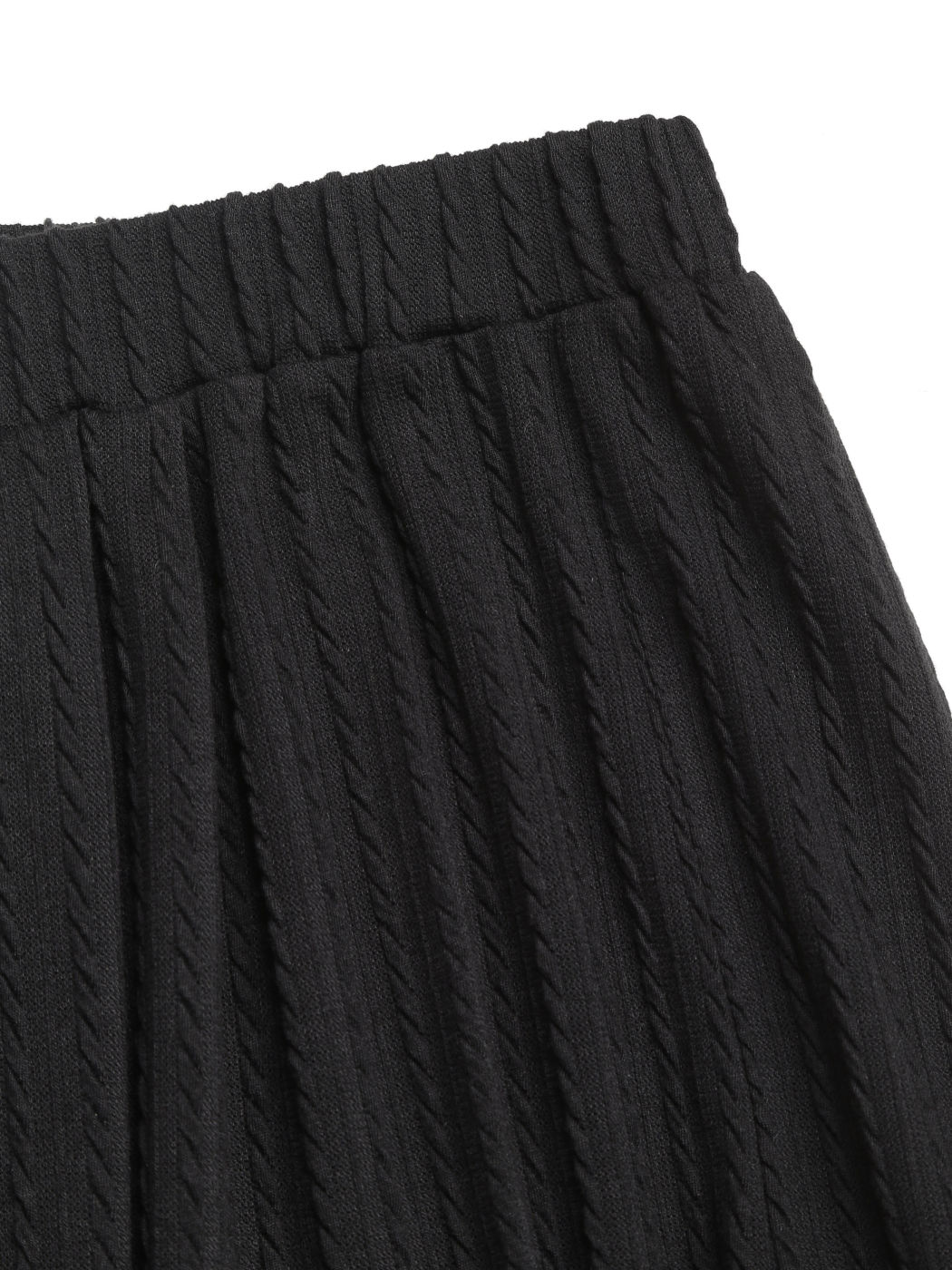 Jacquard Elastic Wide Leg Trousers Curve & Plus - Cider
