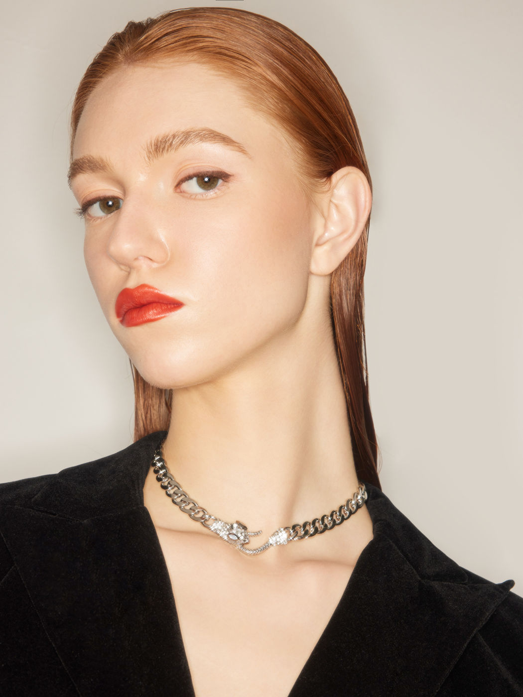 Thick Chain Rhinestone Necklace For Daily Casual Party/Clubbing ...