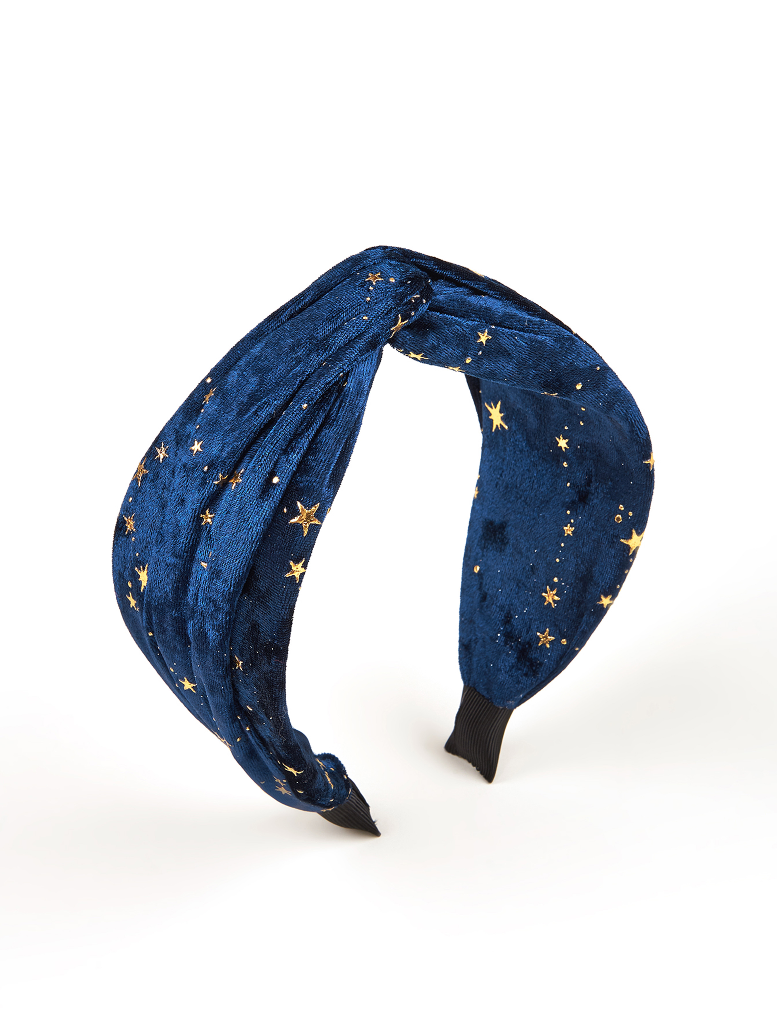 Velvet Twist Star Decor Headband Cider