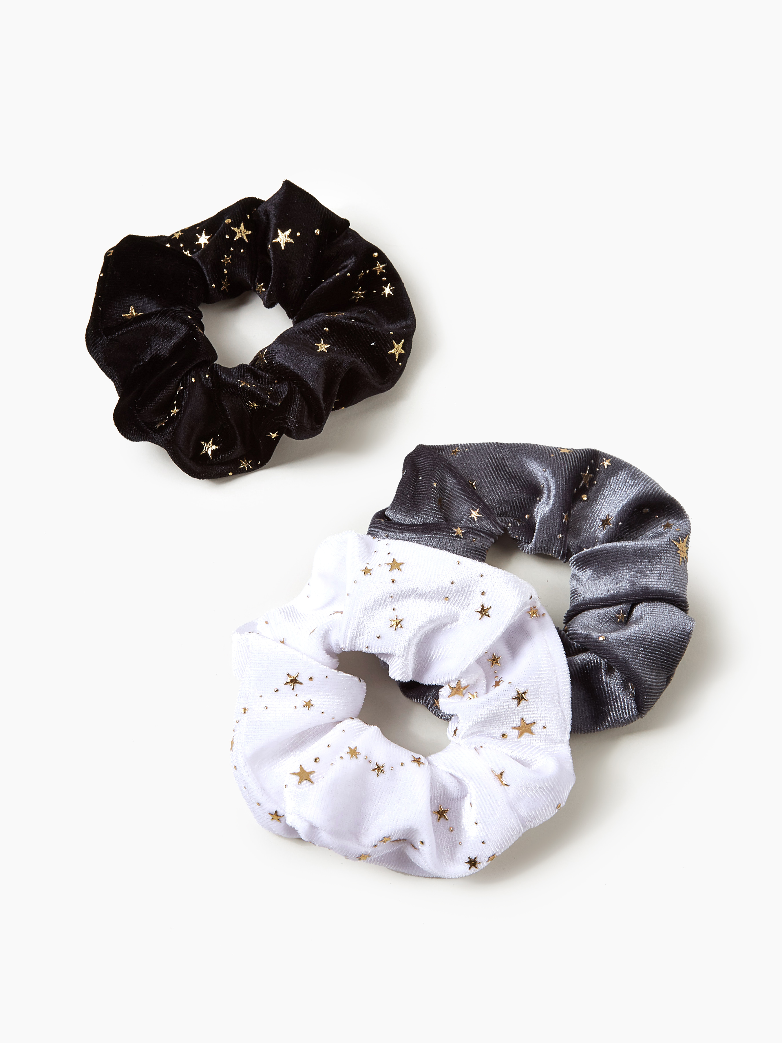 3pcs Star Decor Scrunchie For School Daily Casual Coffee Shop