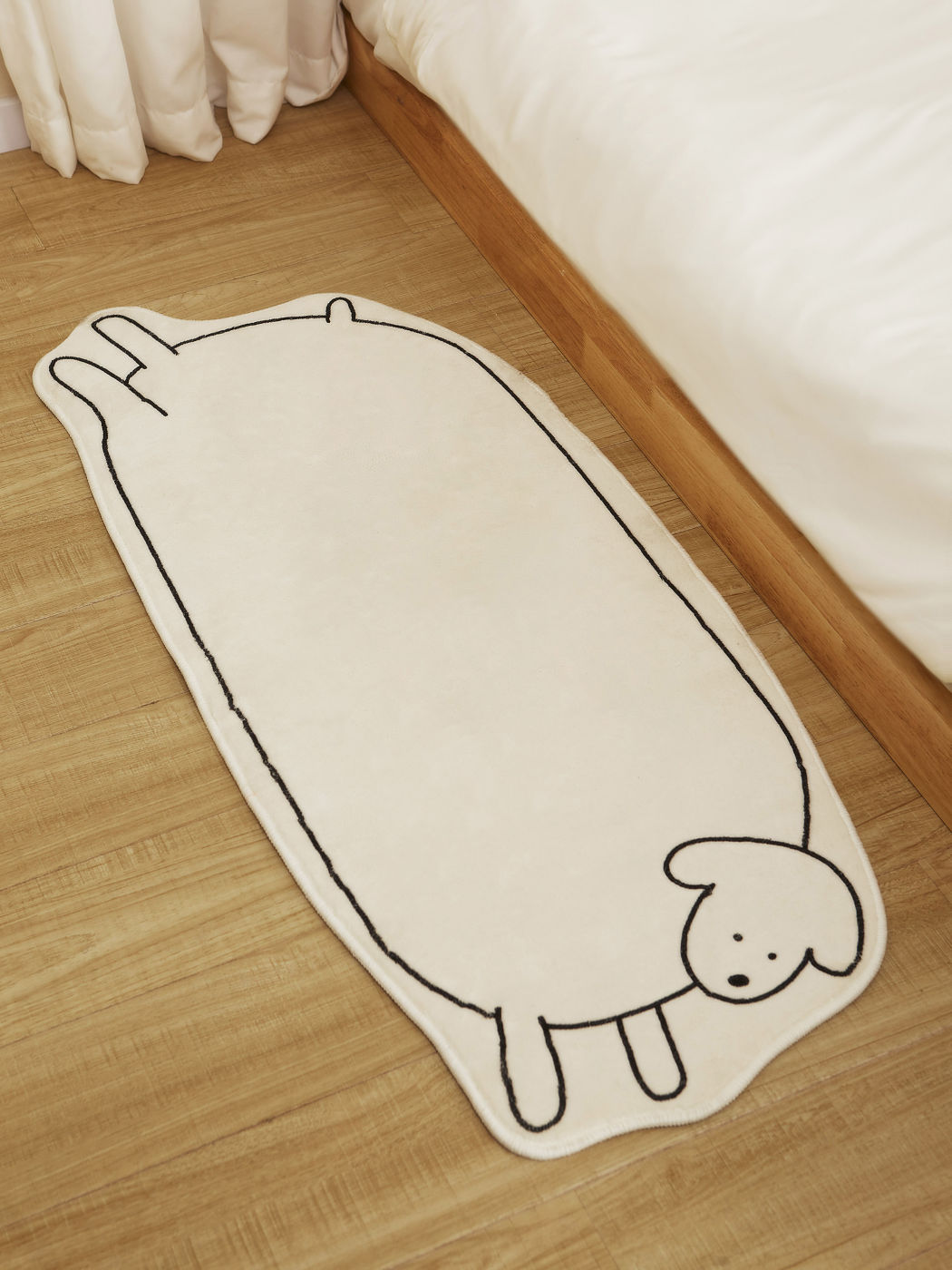 Dog Pattern Rug - Cider