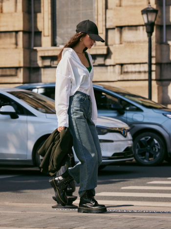 Woven Solid Button Up Long Sleeve Shirt For Daily Casual Work