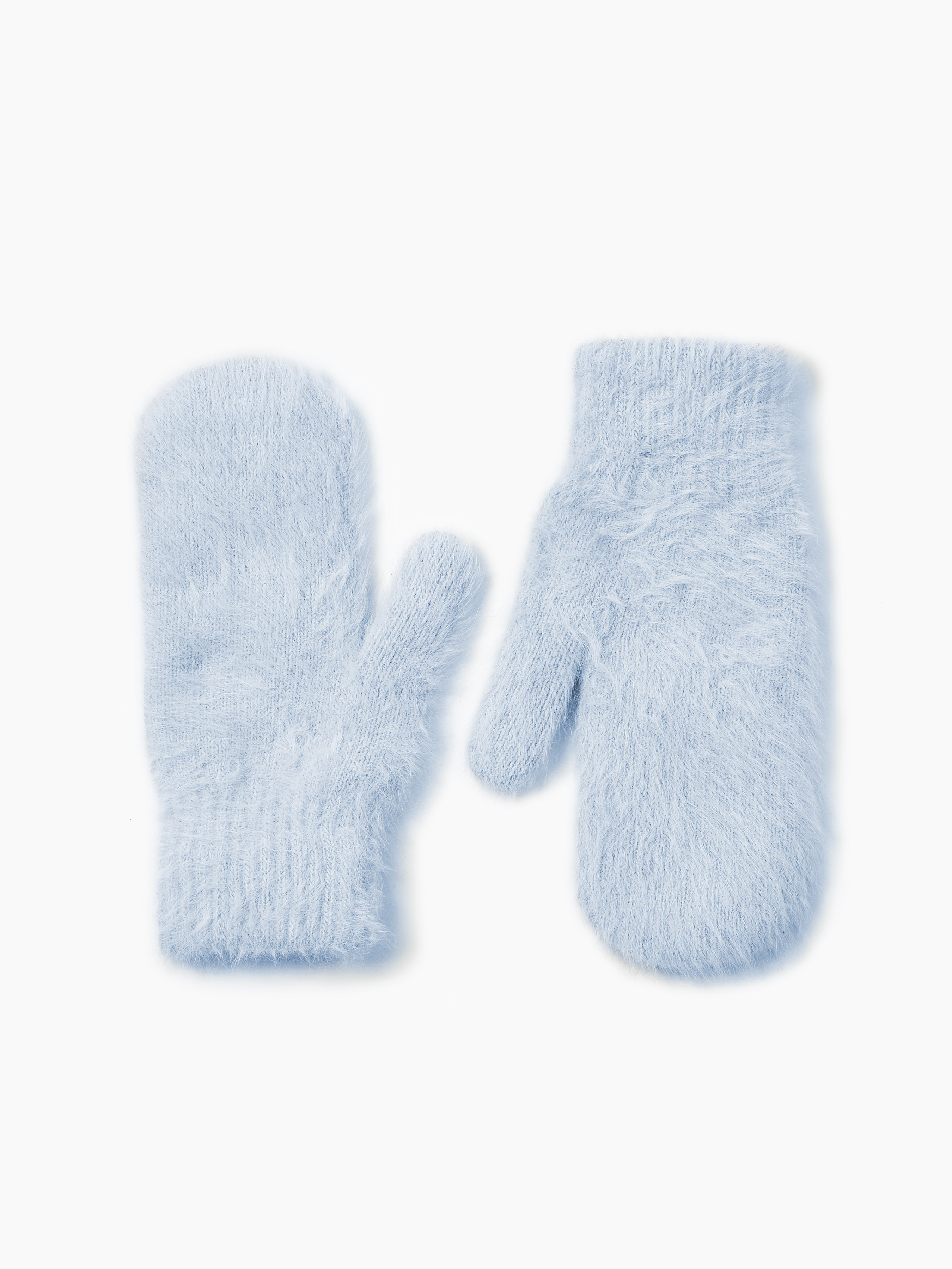 Solid Fluffy Gloves - Cider