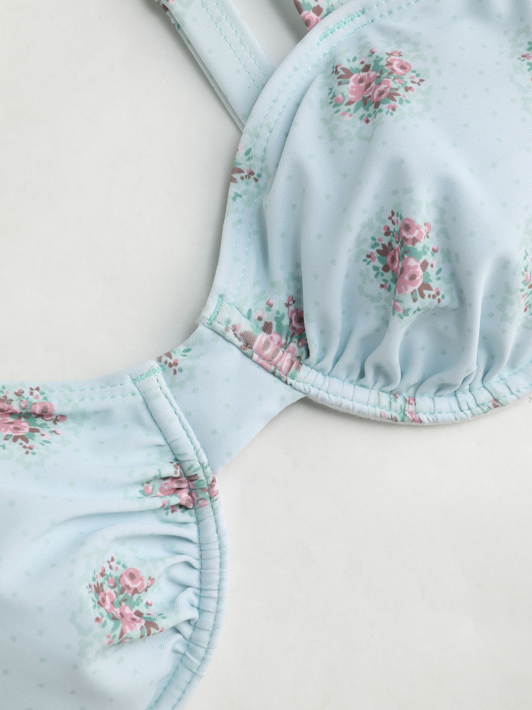 Floral Underwire Bikini Swimsuit For Vacation Swimming Pool Beach