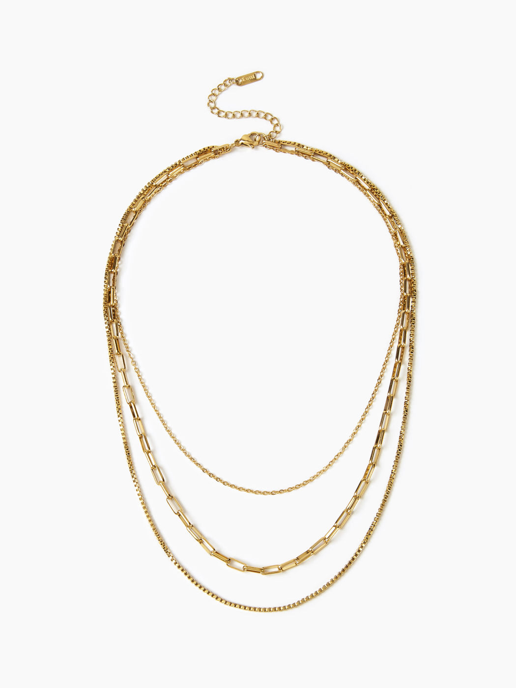 Chain Layered Necklace - Cider