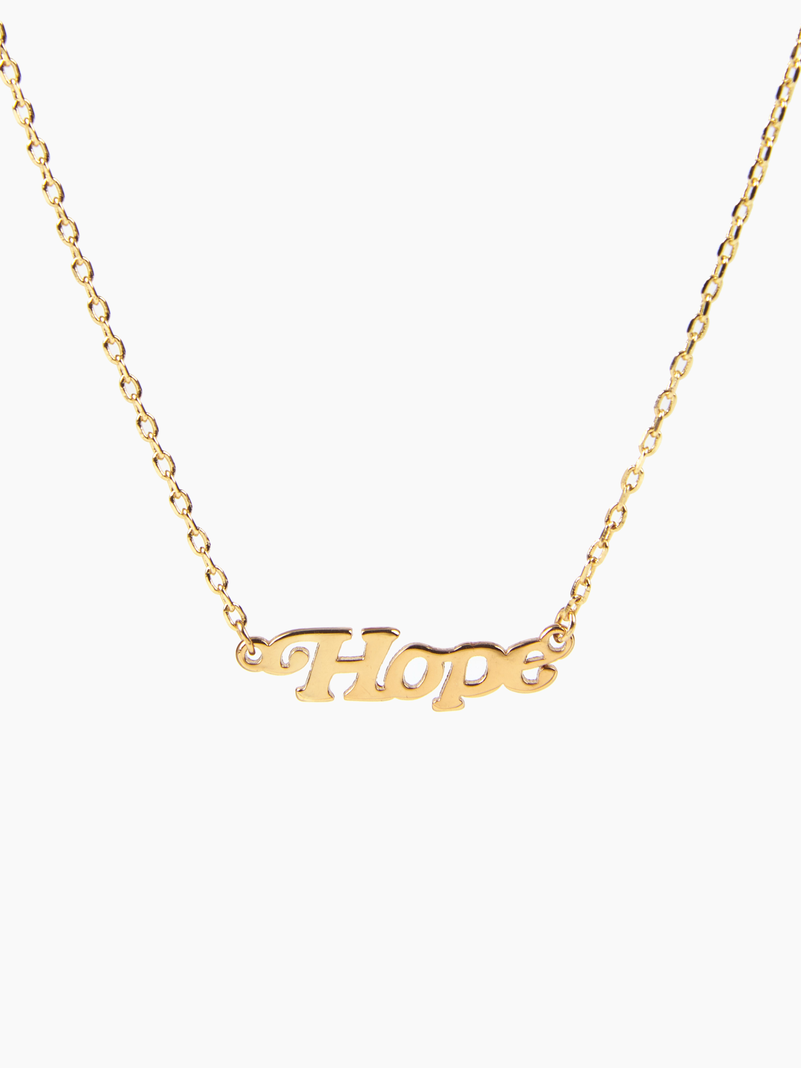 Titanium Steel Hope Design Pendant Necklace For Daily Casual