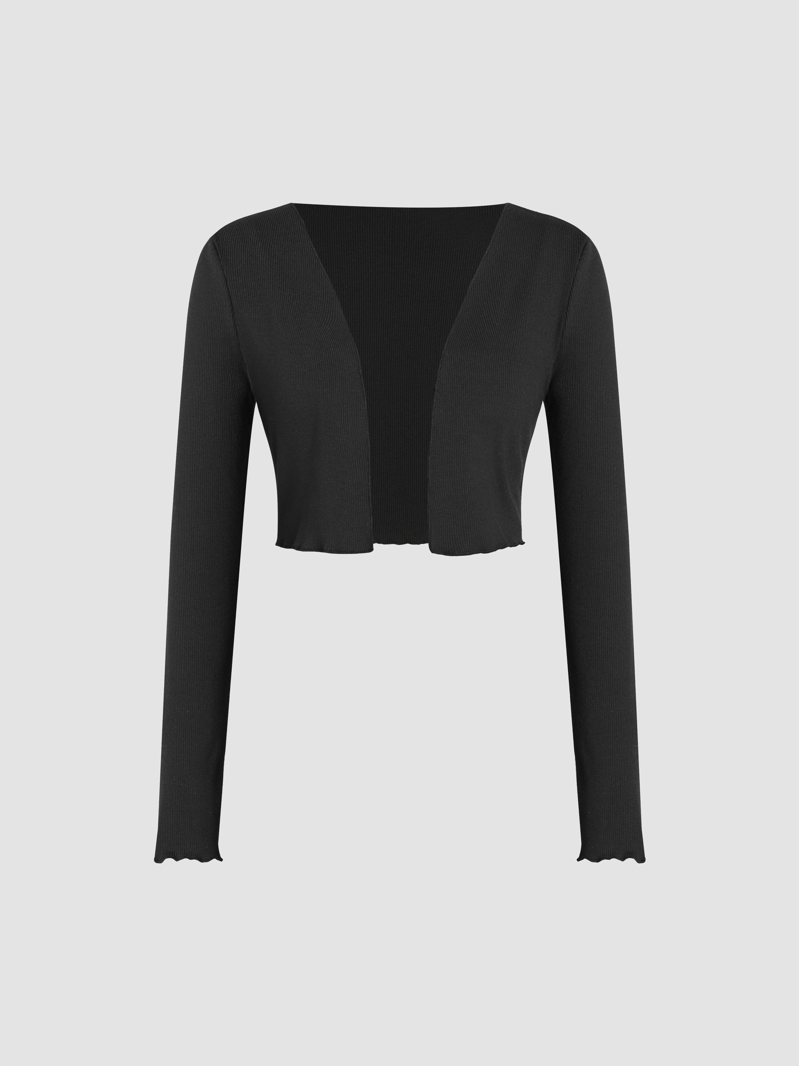 Solid Rib Button Up Top - Cider