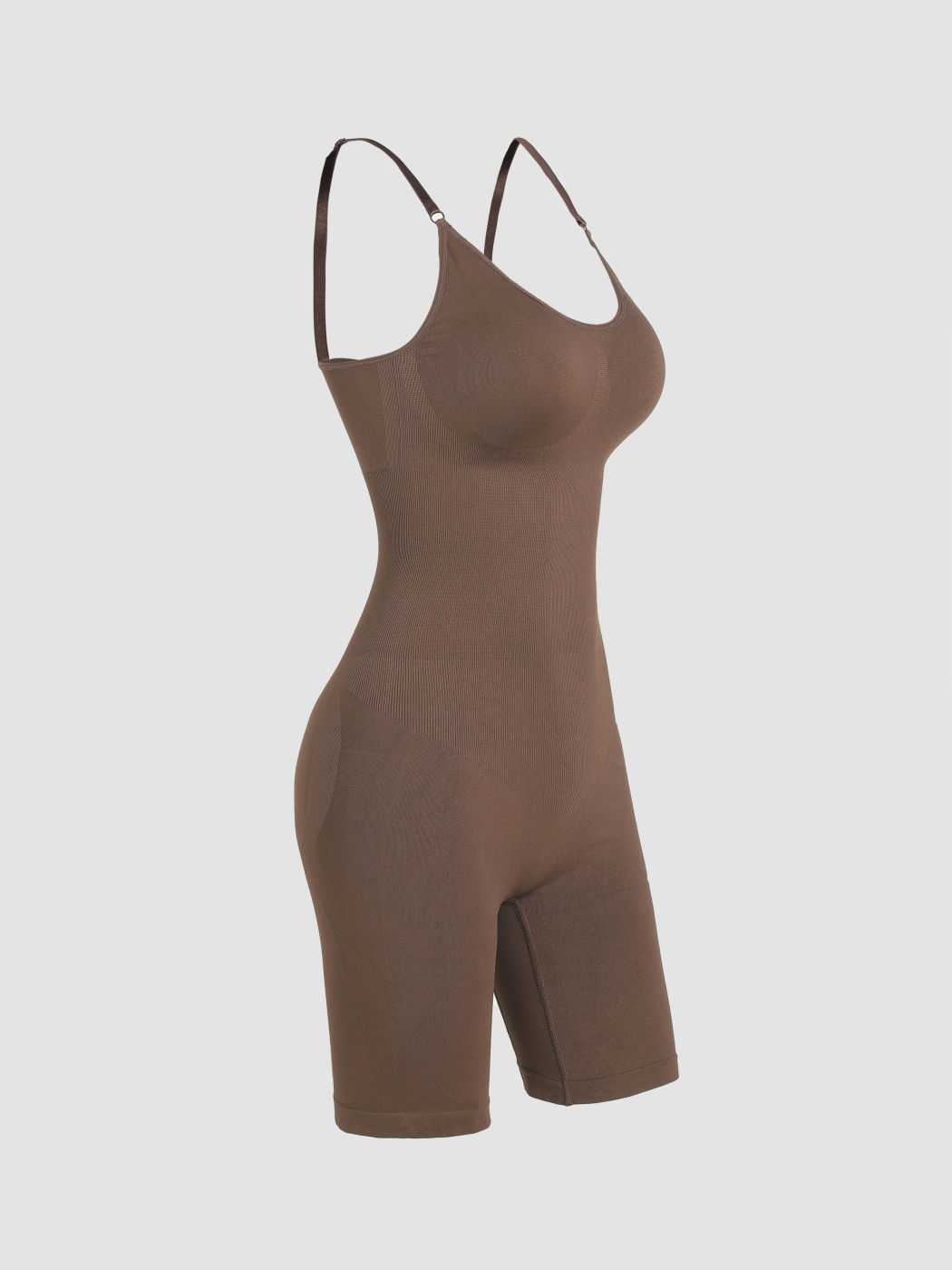 Seamless Scoop Neckline Back Closure Shapewear Bodysuit For Daily ...