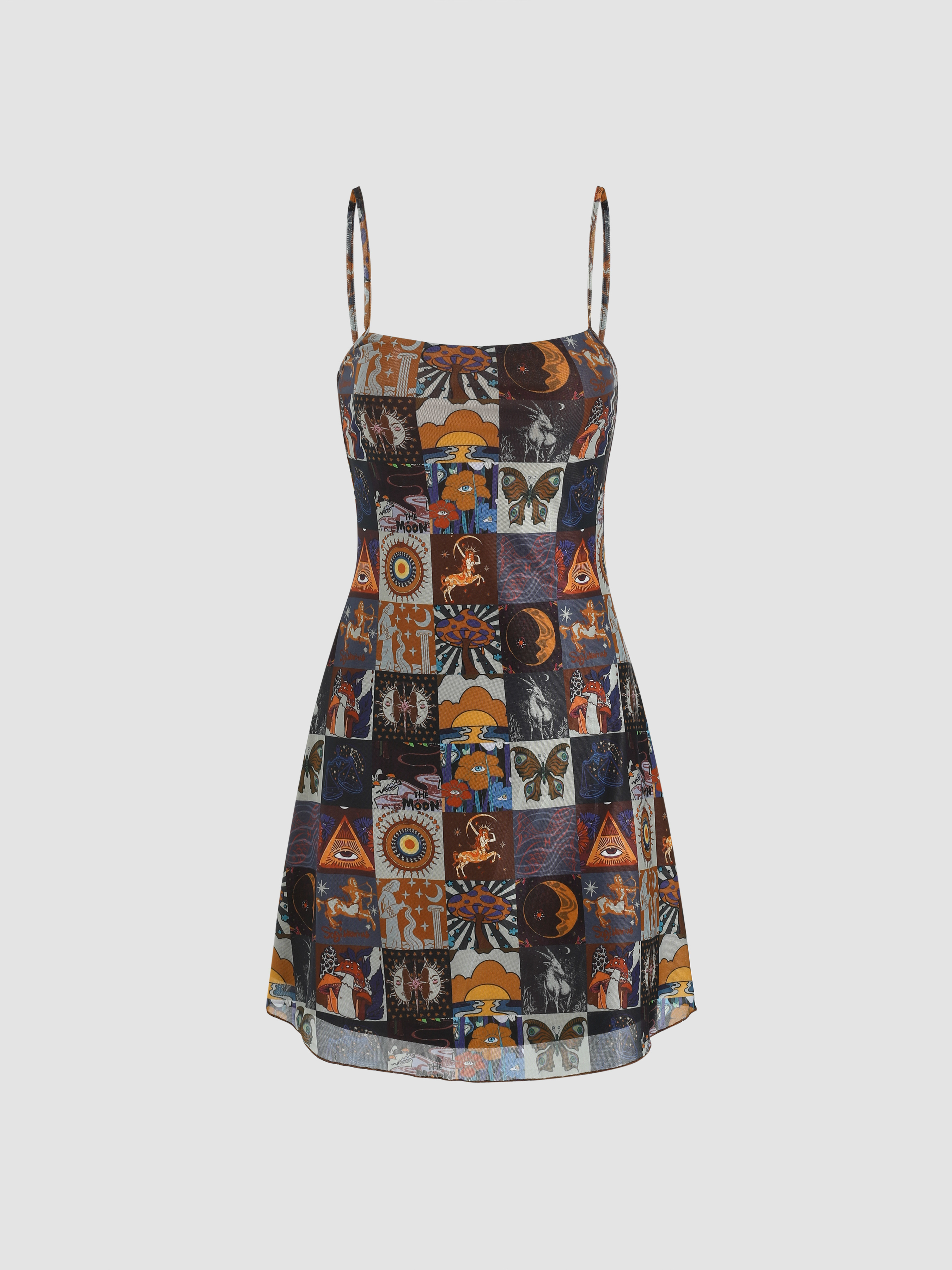 LaNia's Aztec Mesh Mini Dress For Exhibition Vacation