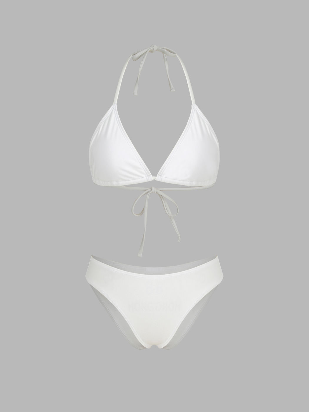 Halter Tie Back Bikini Swimsuit - Cider