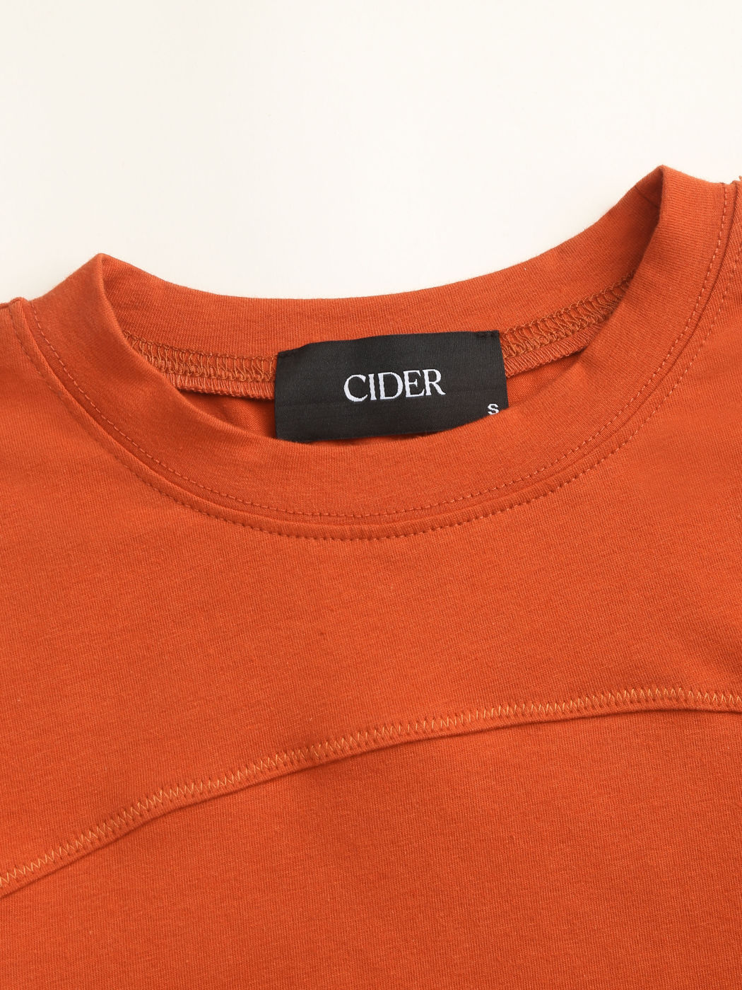 Solid Stitch Short Sleeve Crop Tee For Daily Casual Gym/Sports Running