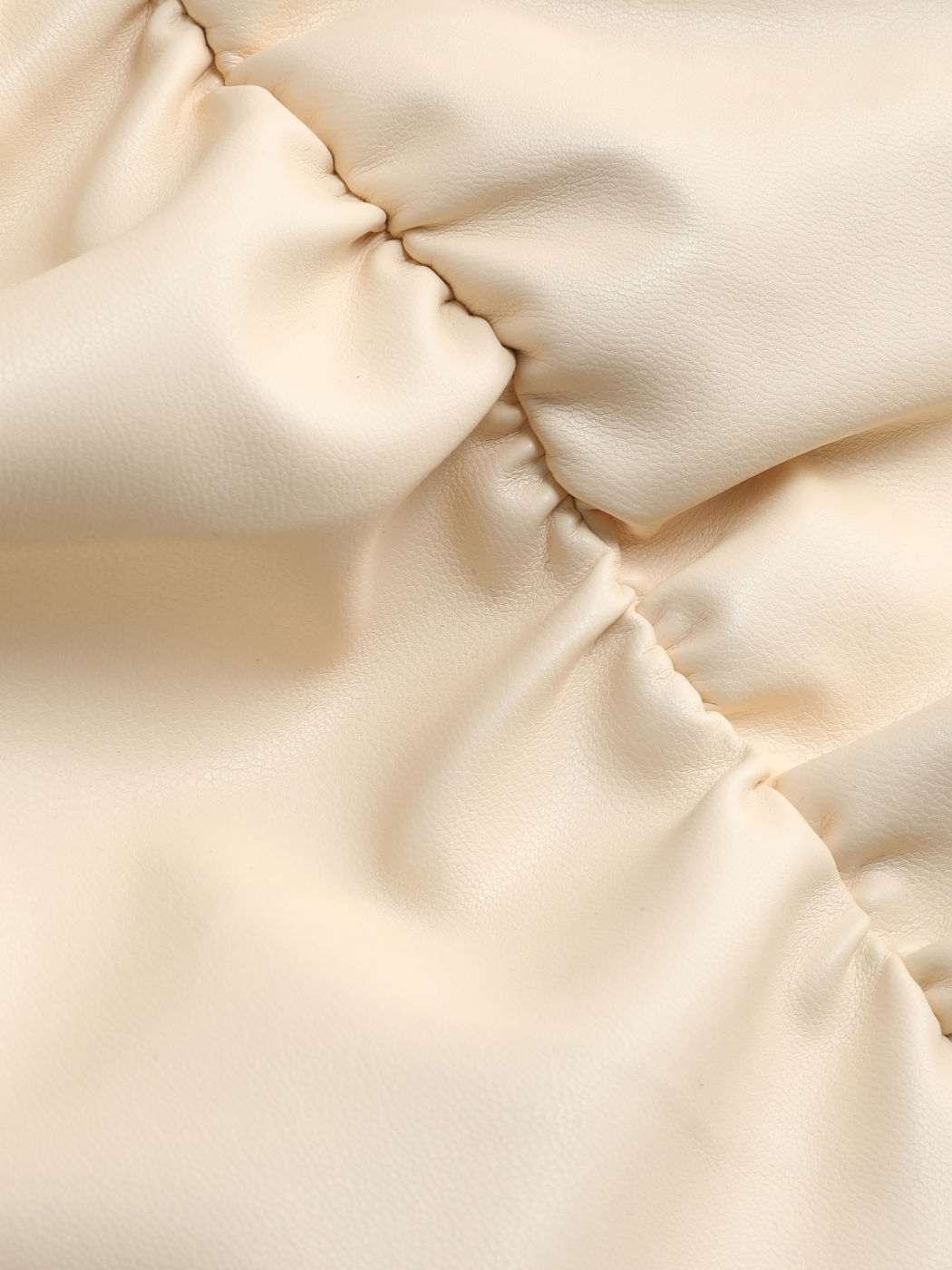 PU Solid Ruched Mini Skirt For Music Festival/Live House