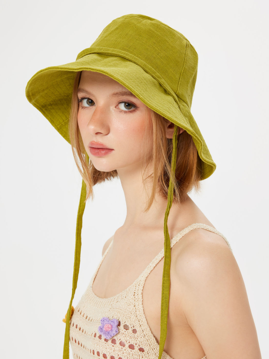 Solid Decor Bucket Hat For School Picnic