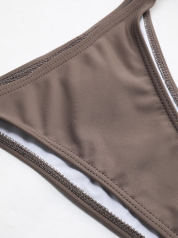 French Riviera Vacation Tie Side Underwire Bikini Swimsuit For Vacation ...