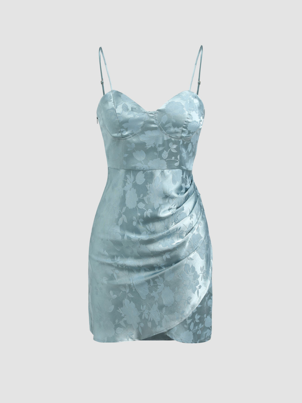 Jacquard Floral Sweetheart Mini dress For Date Party/Clubbing