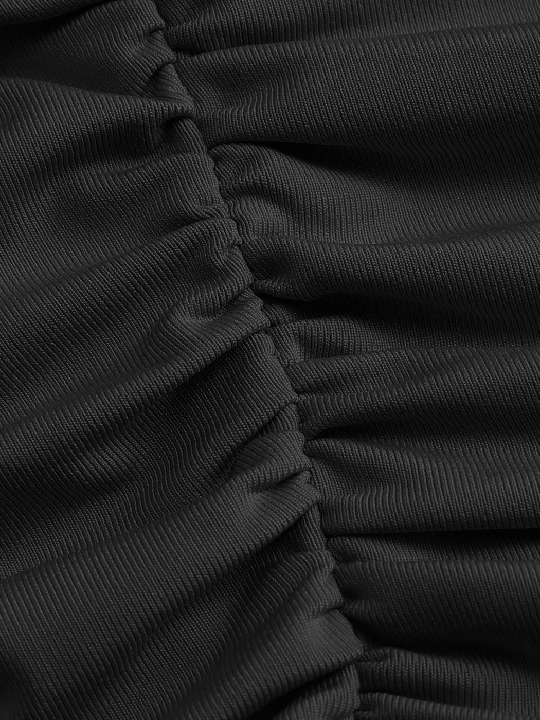 Strapless Ruched Crop Top - Cider