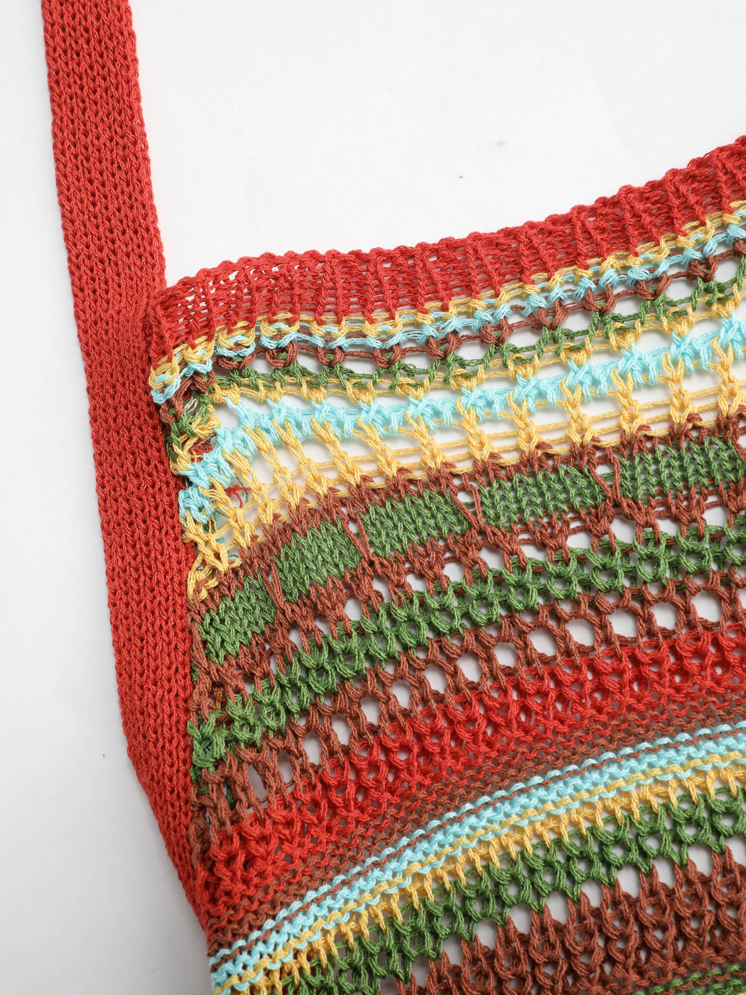 Knit Striped Backless Knotted Tank Top For Vacation