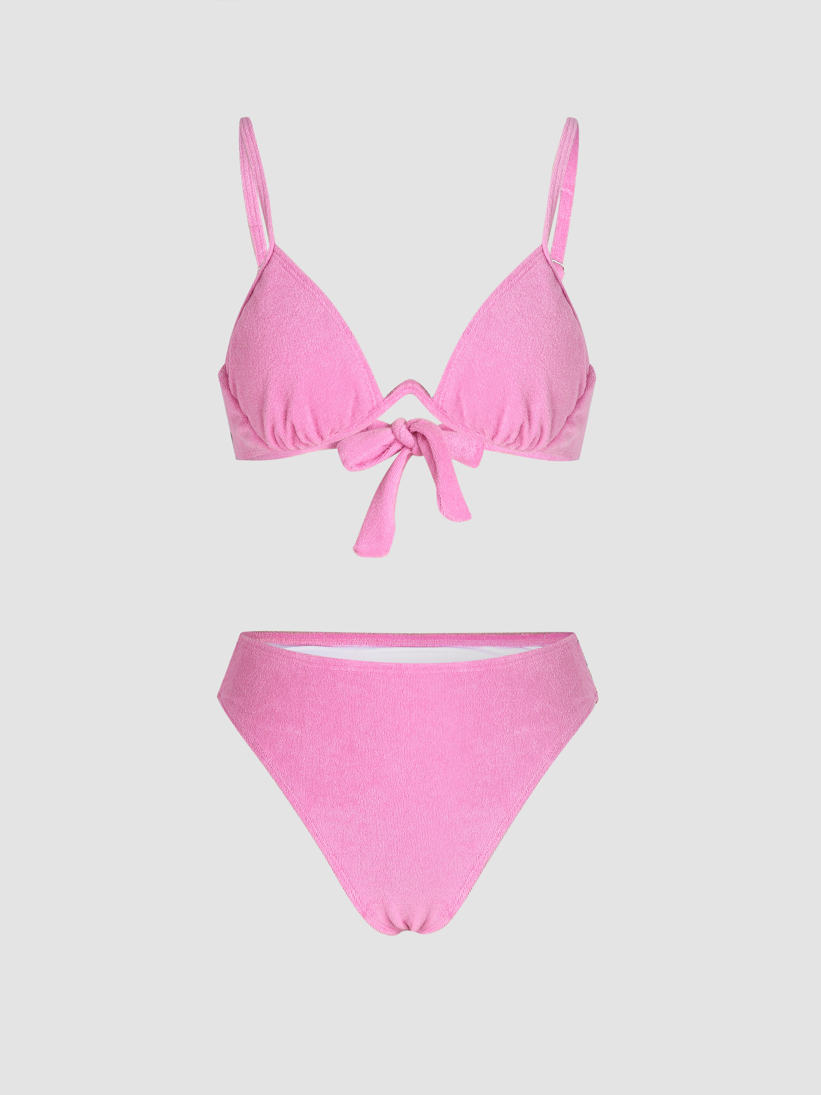 Tie Back Underwire Bikini Swimsuit For Vacation Swimming Pool Beach
