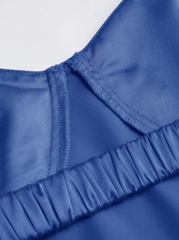 Split Backless Ruffle Hem Midi Dress For Date Party/Clubbing