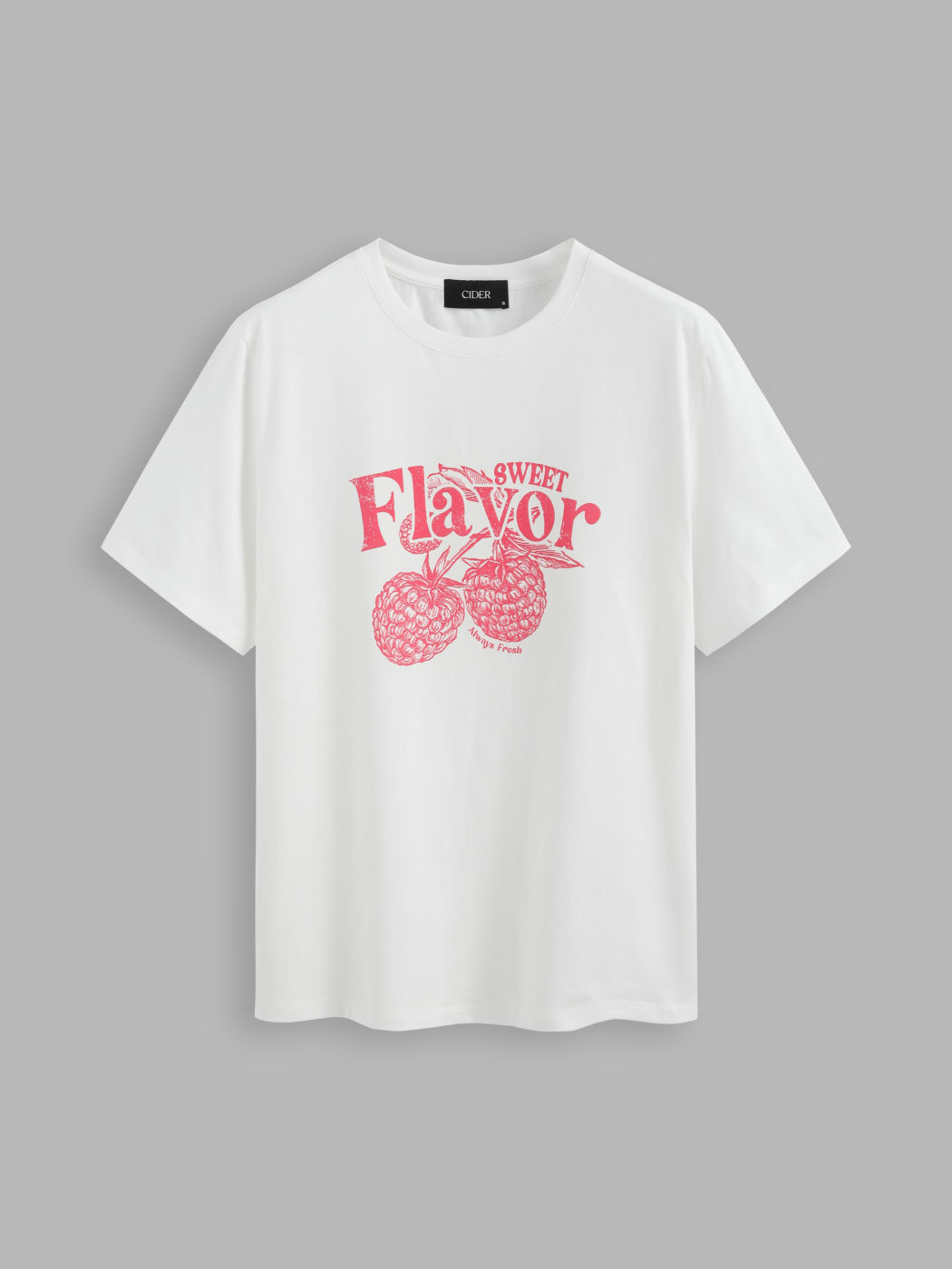 Sweet Flavor Fruit Graphic Tee For School Daily Casual