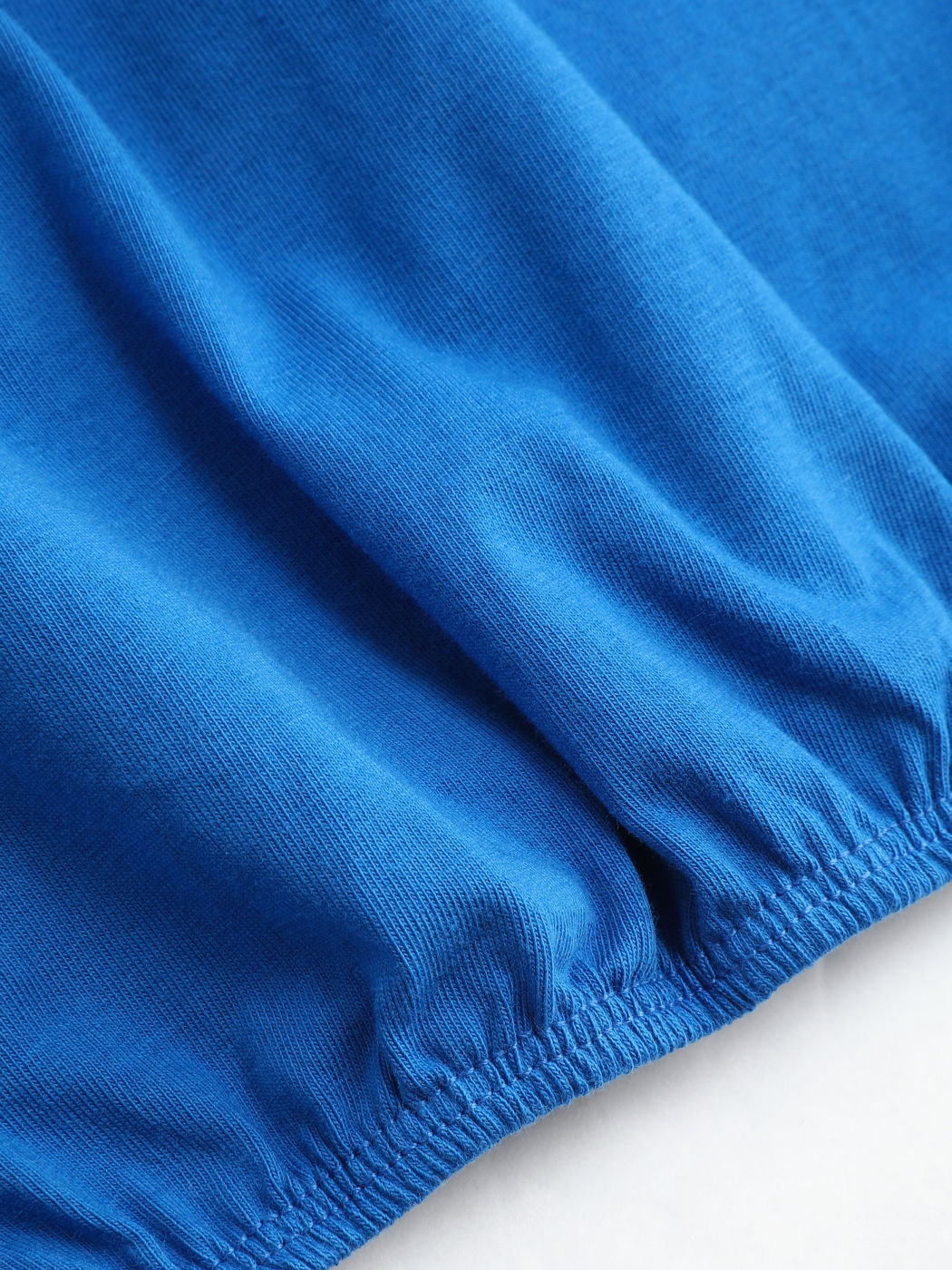 Knit Fabric Knit Ruched Round Neckline Crop Top For Daily Casual