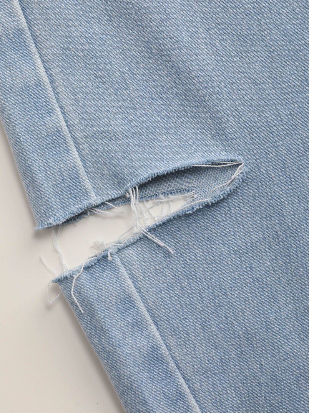 Denim Denim Cut Out Wide Leg Jeans For School Daily Casual