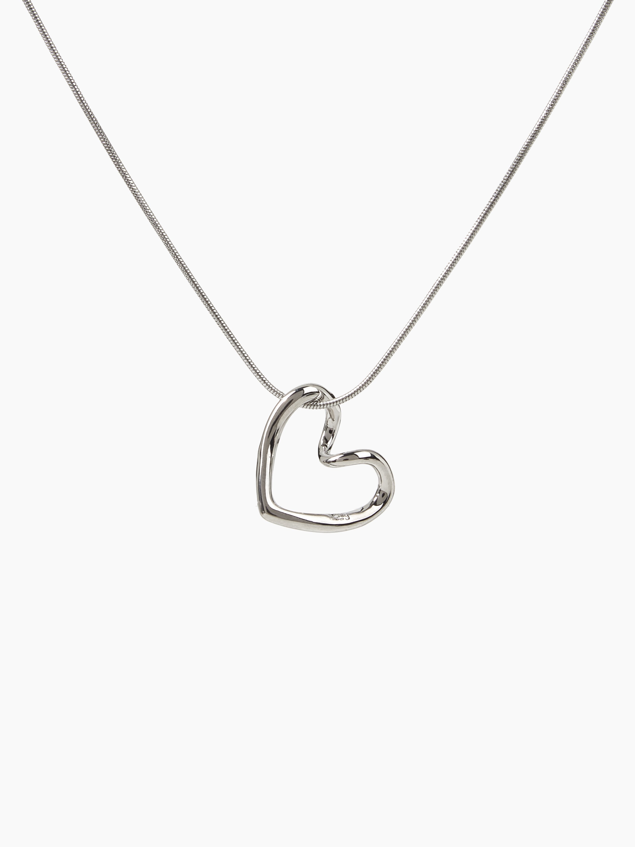 Stainless Steel Heart Pattern Necklace For Daily Casual Date Exhibition ...