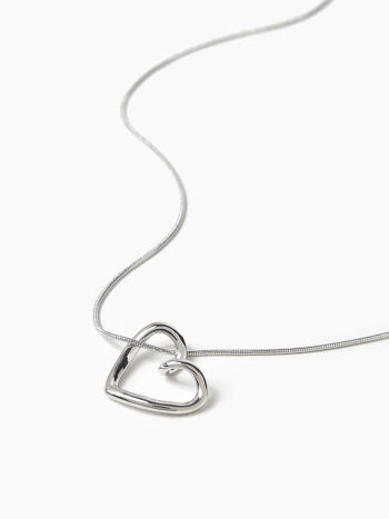 Stainless Steel Heart Pattern Necklace For Daily Casual Date Exhibition ...