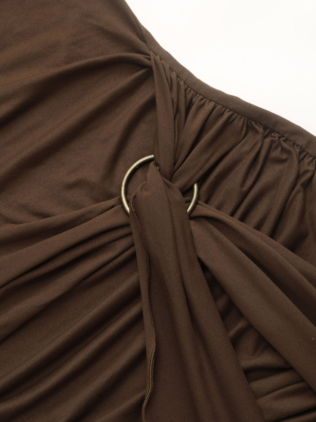 Halter Cowl Neck Ruched Mini Dress For Daily Casual Date