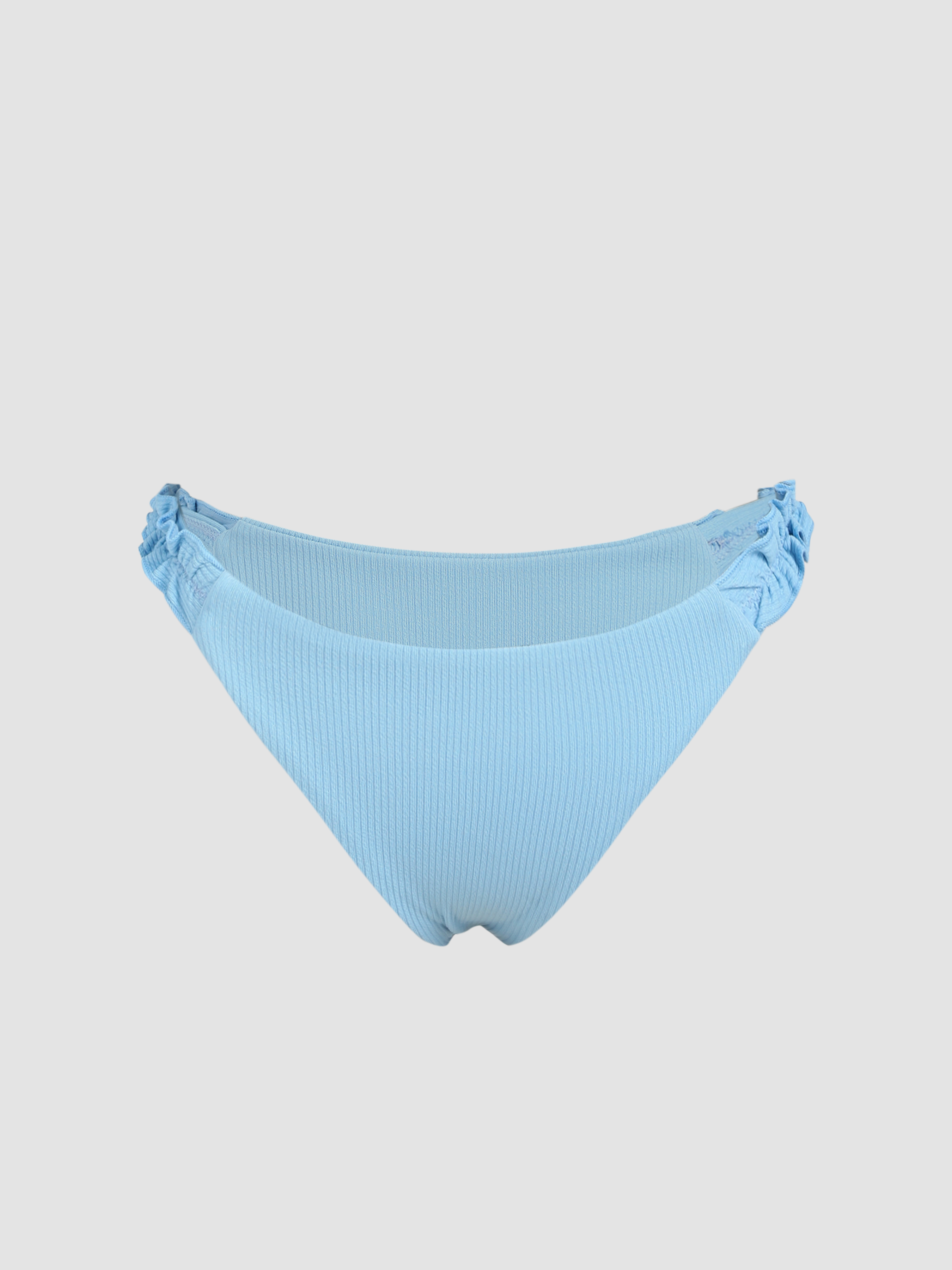 Lettuce Trim Cheeky Rib Bikini Bottom For School Vacation Beach