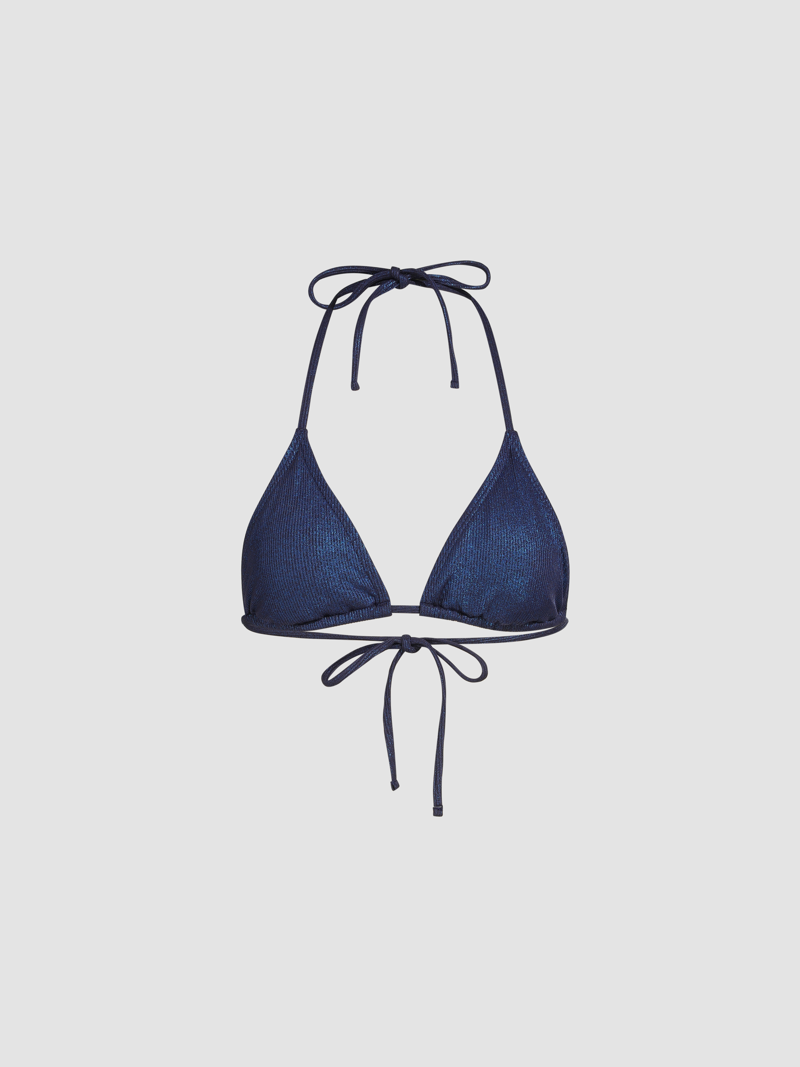 Halter Triangle Bikini Top For Vacation Swimming Pool Beach