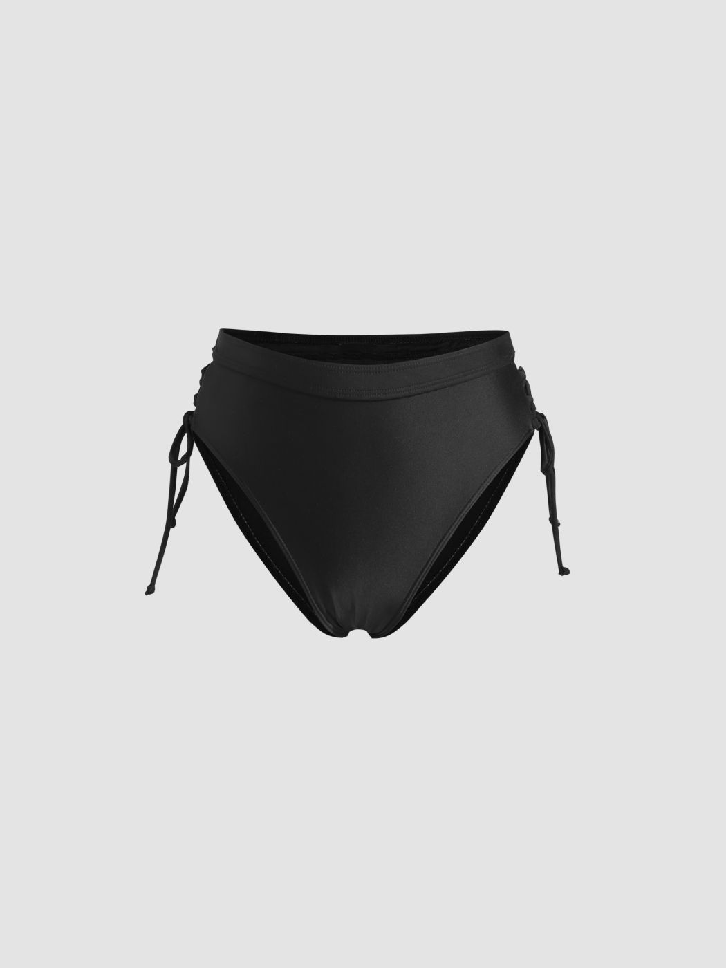 Lace Up Tie Side Bikini Bottom For Vacation Swimming Pool Beach