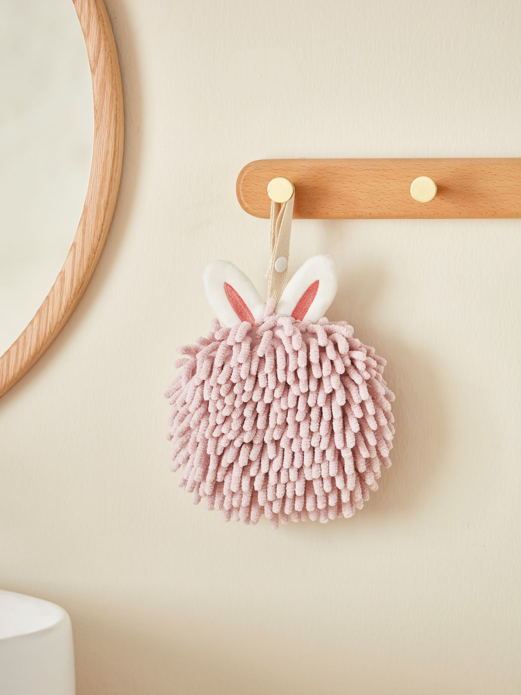 Rabbit Ear Decor Hanging Hand Towel For Home