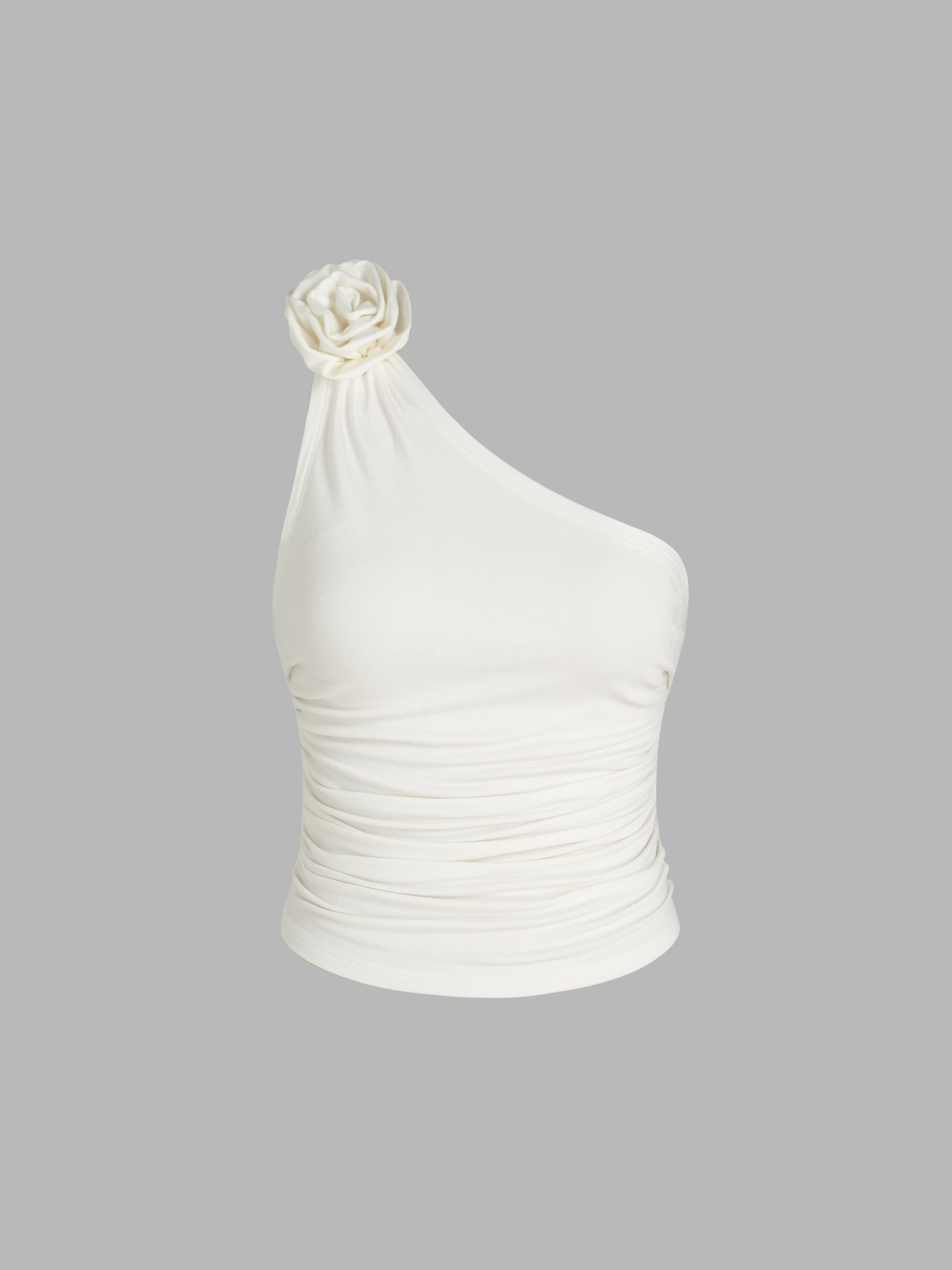 Cowboy One Shoulder Tops Asymmetrical Top Western Outfits Cute Tops ...