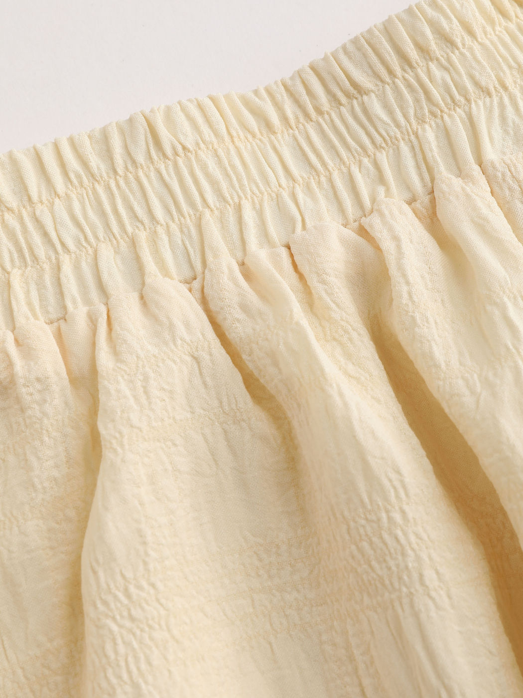 High Waist Texture Wide Leg Mini Shorts - Cider