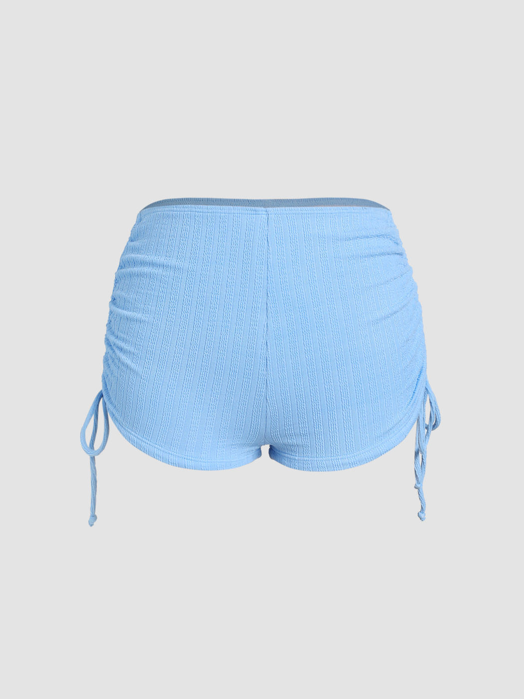 Knitted Drawstring Bikini Bottom For Vacation Swimming Pool Beach