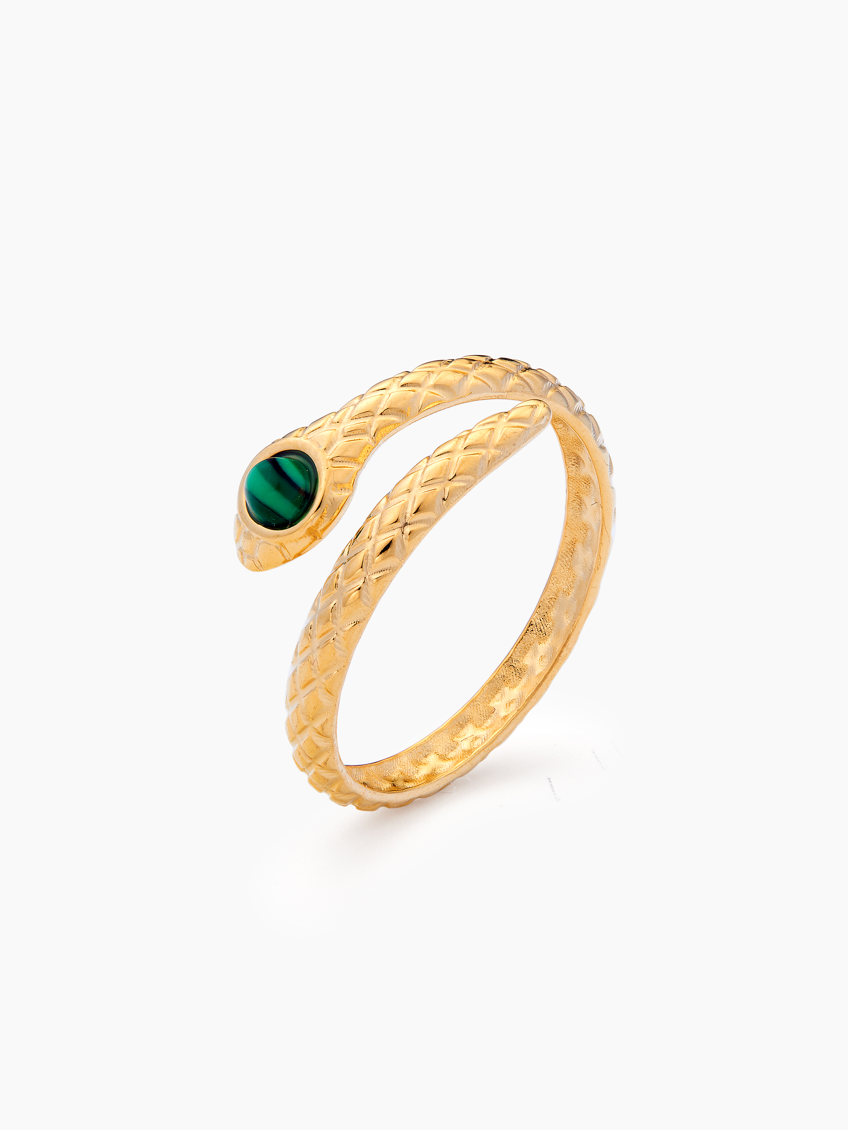Snake Cuff Ring - Cider