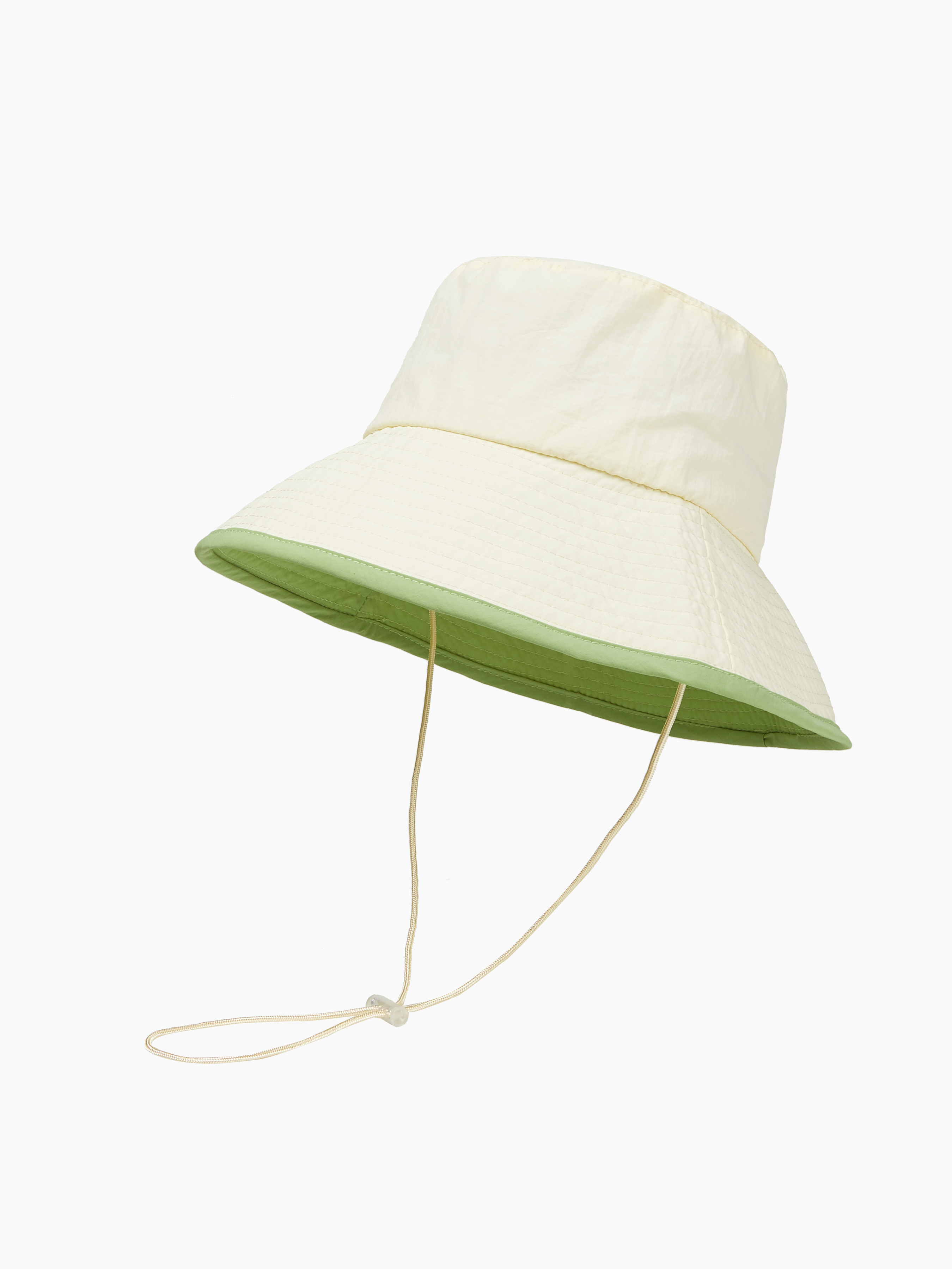 Quick Dry Patchwork Adjustable Bucket Hat - Cider