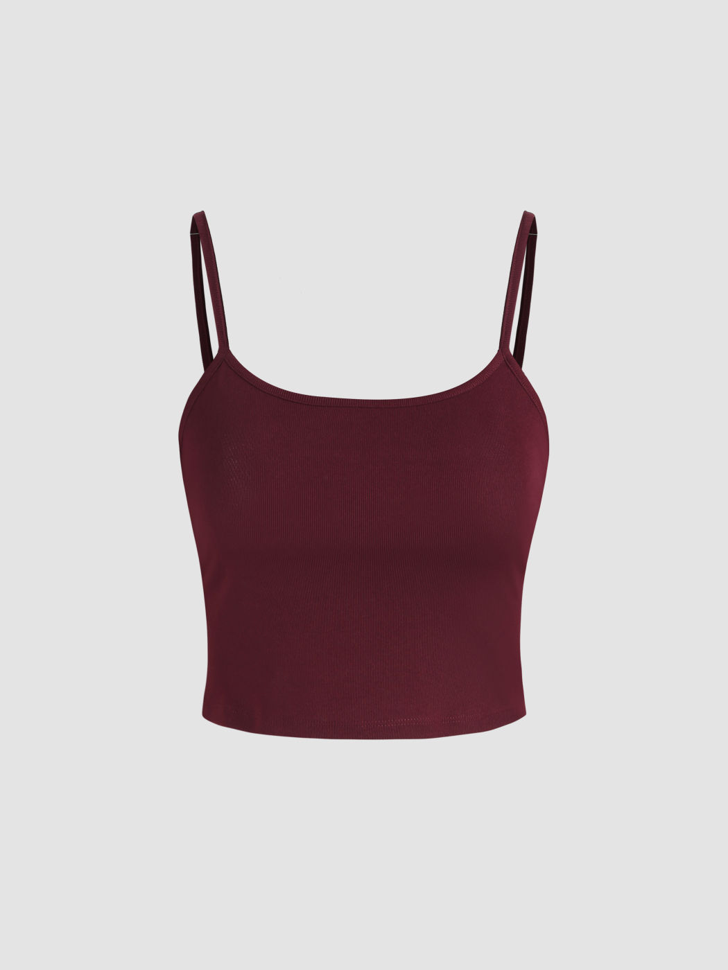 Mesh Off-shoulder Shrug & Solid Cami Top - Cider