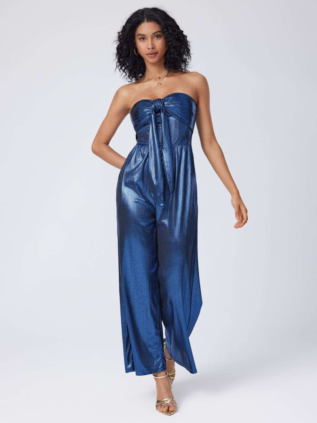 Eras Tour Outfit Taylor Outfit Jersey Metallic Tube Bowknot Jumpsuit ...