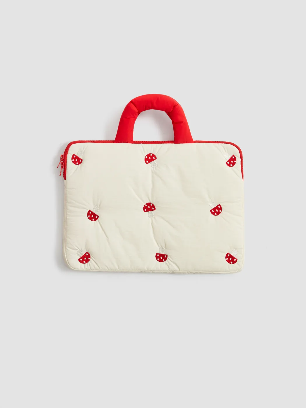 Mushroom Embroidery Shockproof Laptop Bag For Home