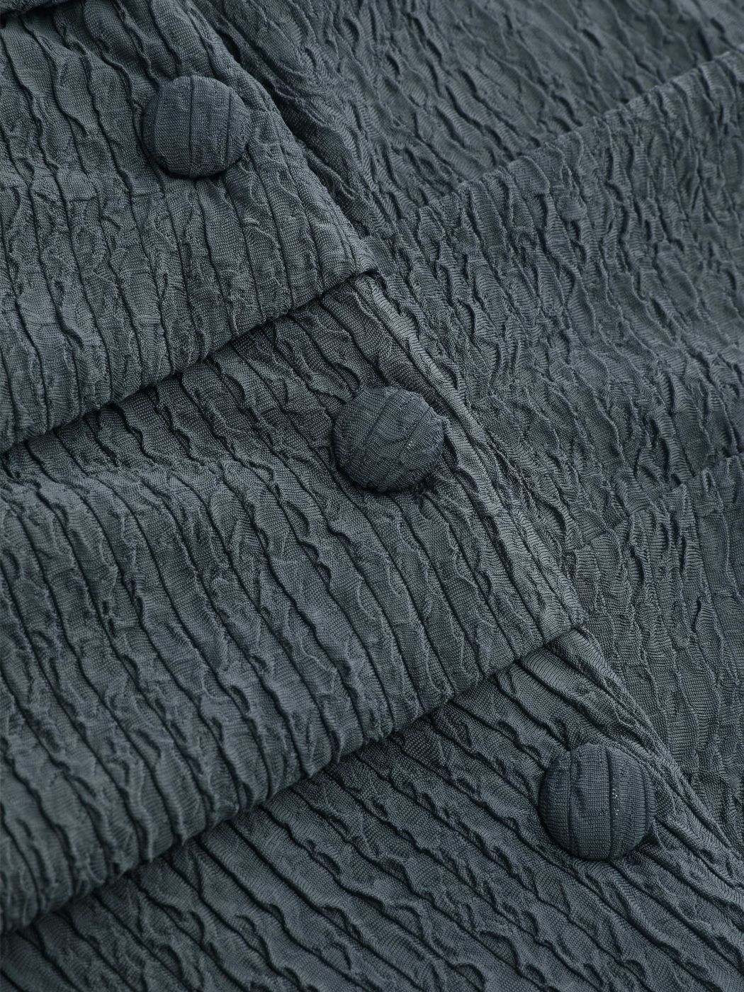 Solid Texture Button Tube Top Curve & Plus - Cider