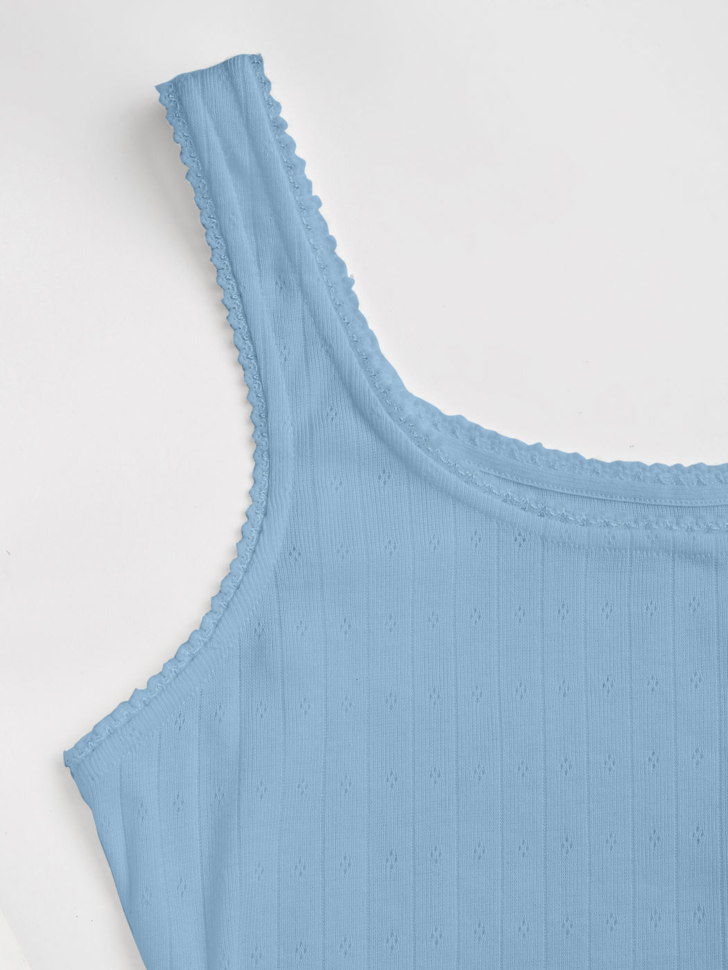 U-neckline Solid Crop Top For Daily Casual